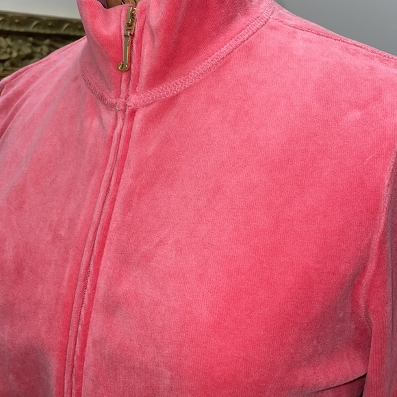 Juicy Couture | Jackets & Coats | Juicy Couture Pink Velour Fairfax ...